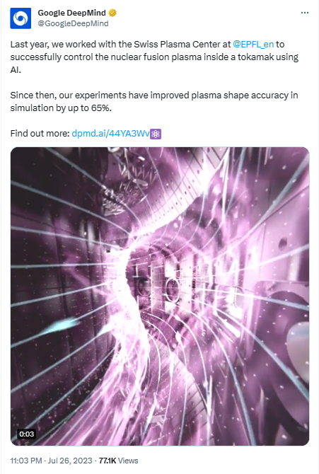 AIGC未来 | DeepMind用 AI 让人类离「人造太阳」又近一步！ - 知乎