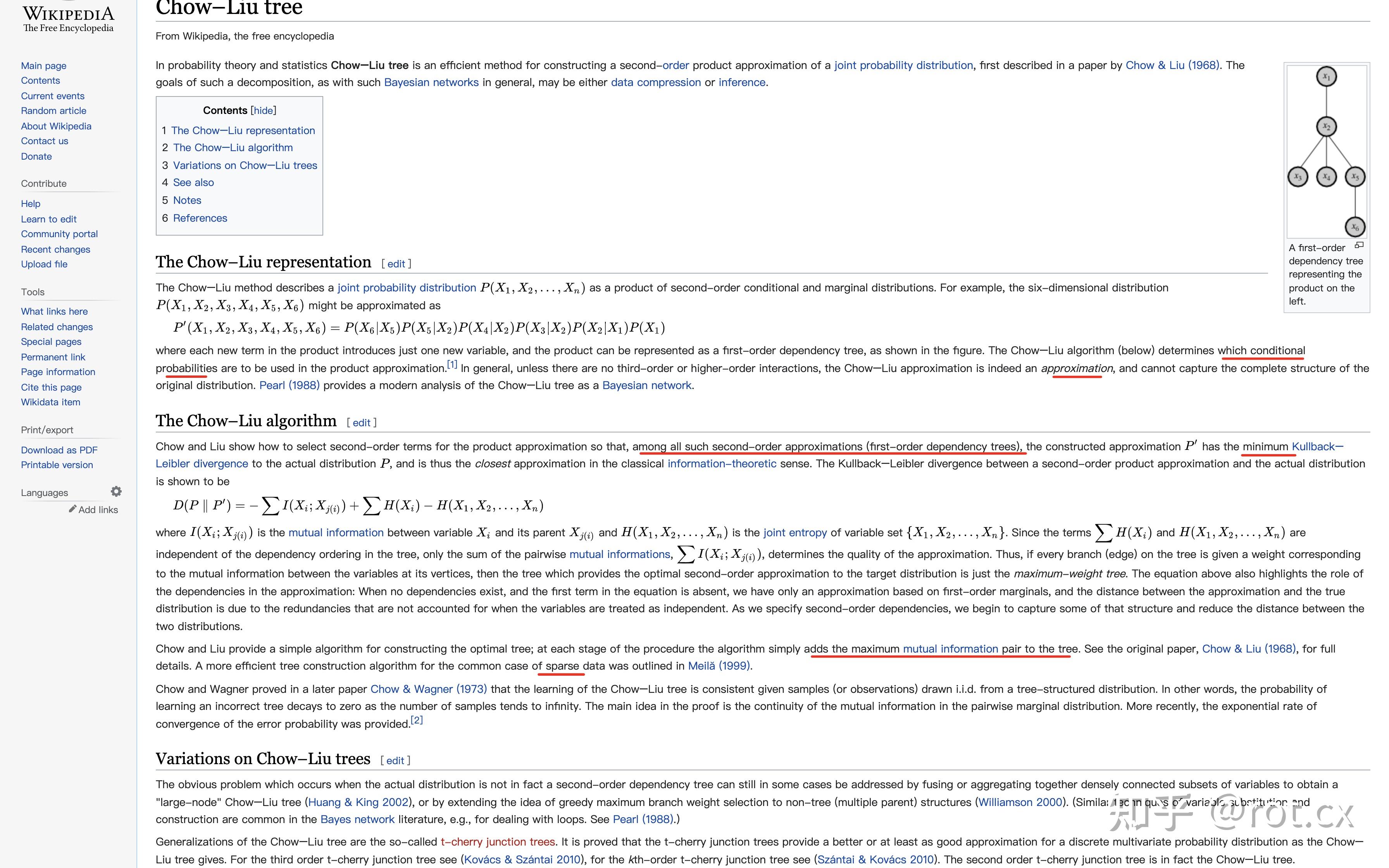 CHOW-LIU树是什么？ - 知乎