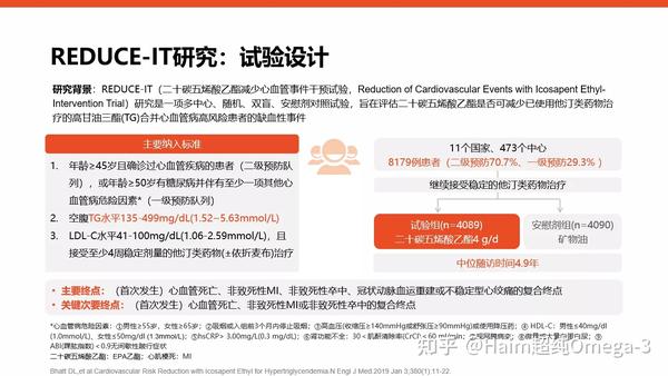 二十碳五烯酸乙酯心血管结局研究解读：REDUCE-IT研究 - 知乎