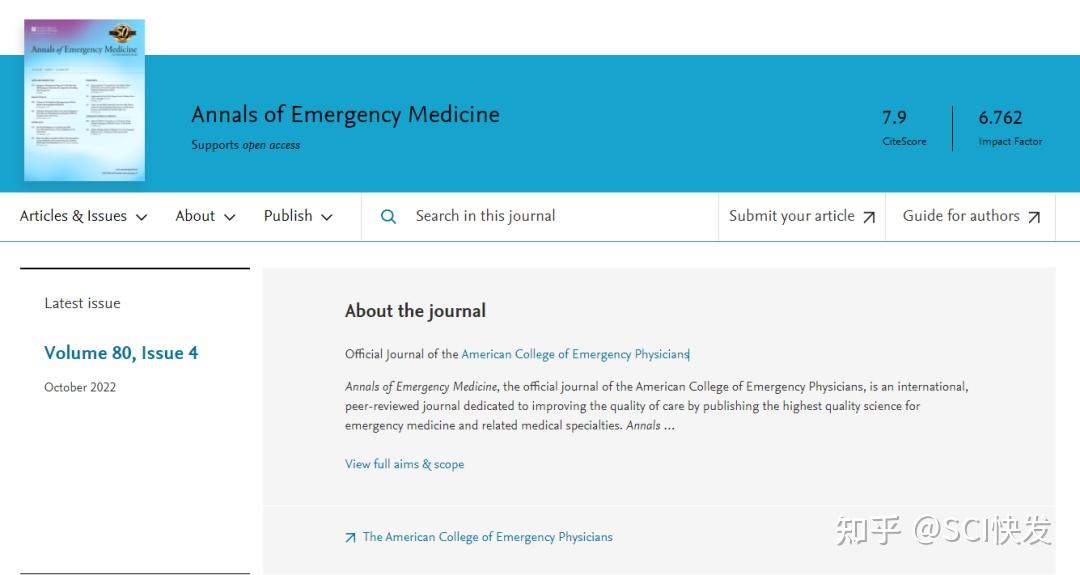 SCI期刊分析：TOP期刊，JCR1区，无版面费！ - 知乎