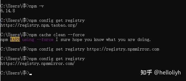 npm 报错 request to https://registry.npm.taobao.org/three failed, reason: certificate has expired - 知乎