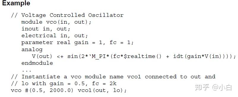 cadence里用Verilog a 建模一个VCO - 知乎