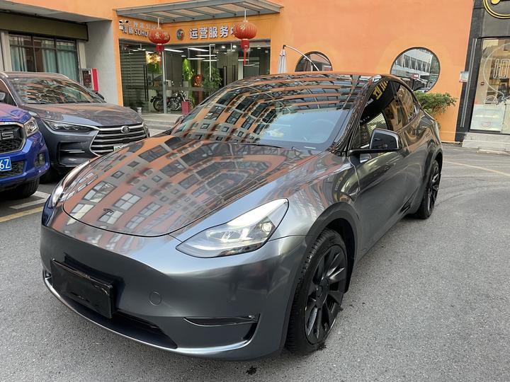 特斯拉贴膜：特斯拉Model 3改色贴膜CYS金属月光石灰 - 知乎