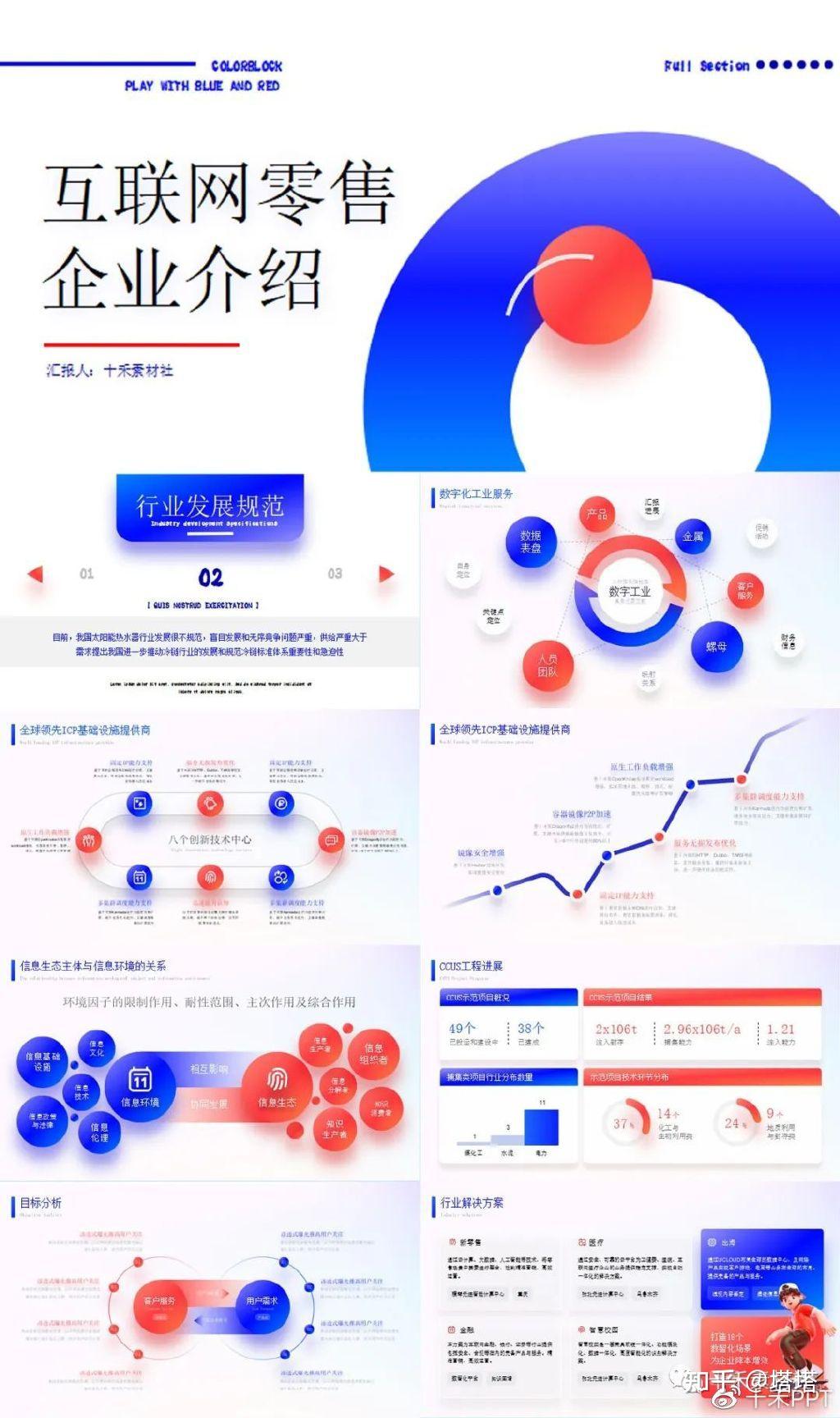 别挖了！！高级定制级别的浅色科技风逻辑图ppt模板给你们挖来了！ 知乎