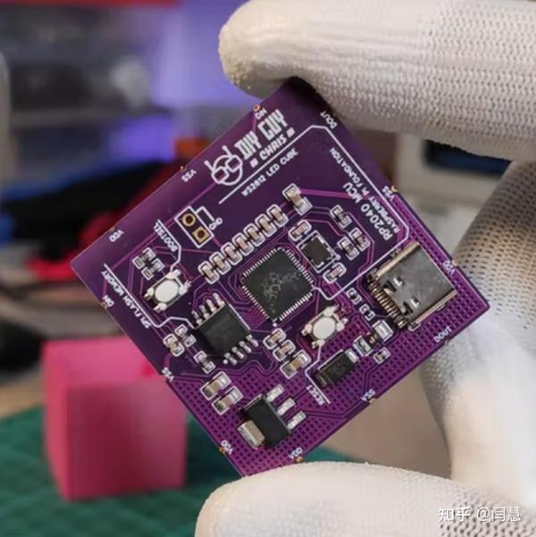 项目分享| 酷炫RGB LED立方体 (RP2040 +WS2812) - 知乎