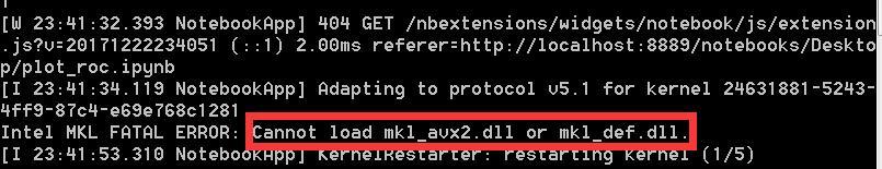 解决：在使用 Jupyter Notebook 时 Kernel 崩溃的某种情况 - 知乎