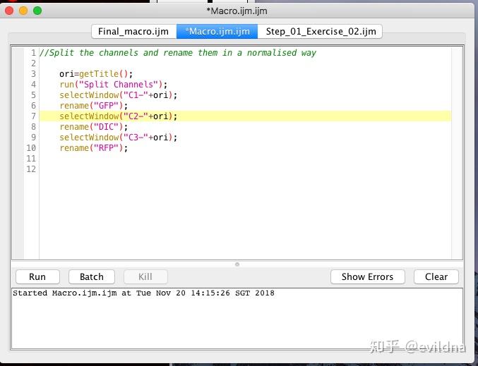Segmentation ImageJ Scripting入门练习 - 知乎