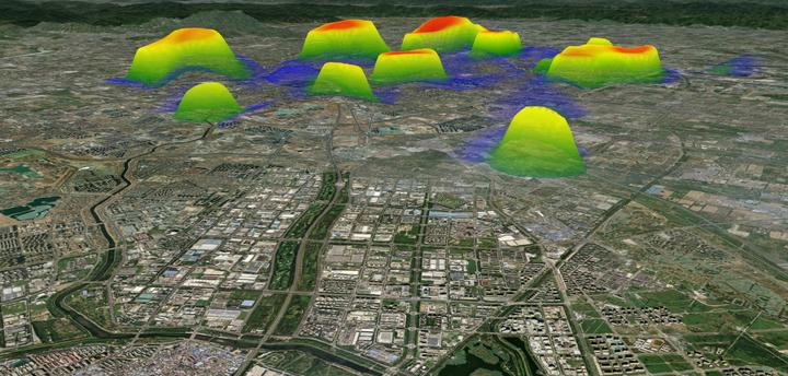 vue+cesium示例：3D热力图(附源码下载) - 知乎