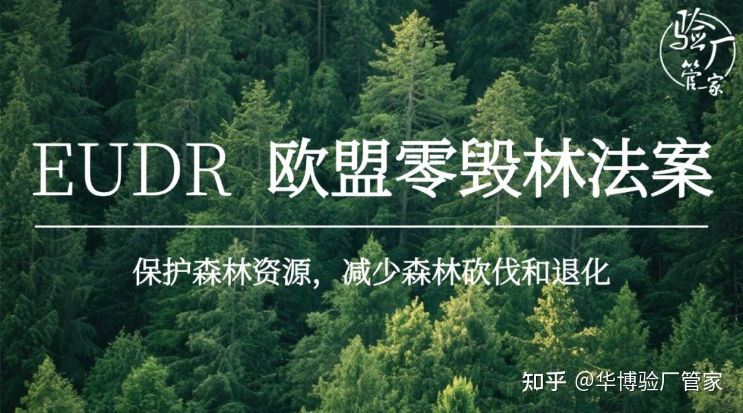 什么是EUDR认证？EUDR认证需要准备什么？ - 知乎