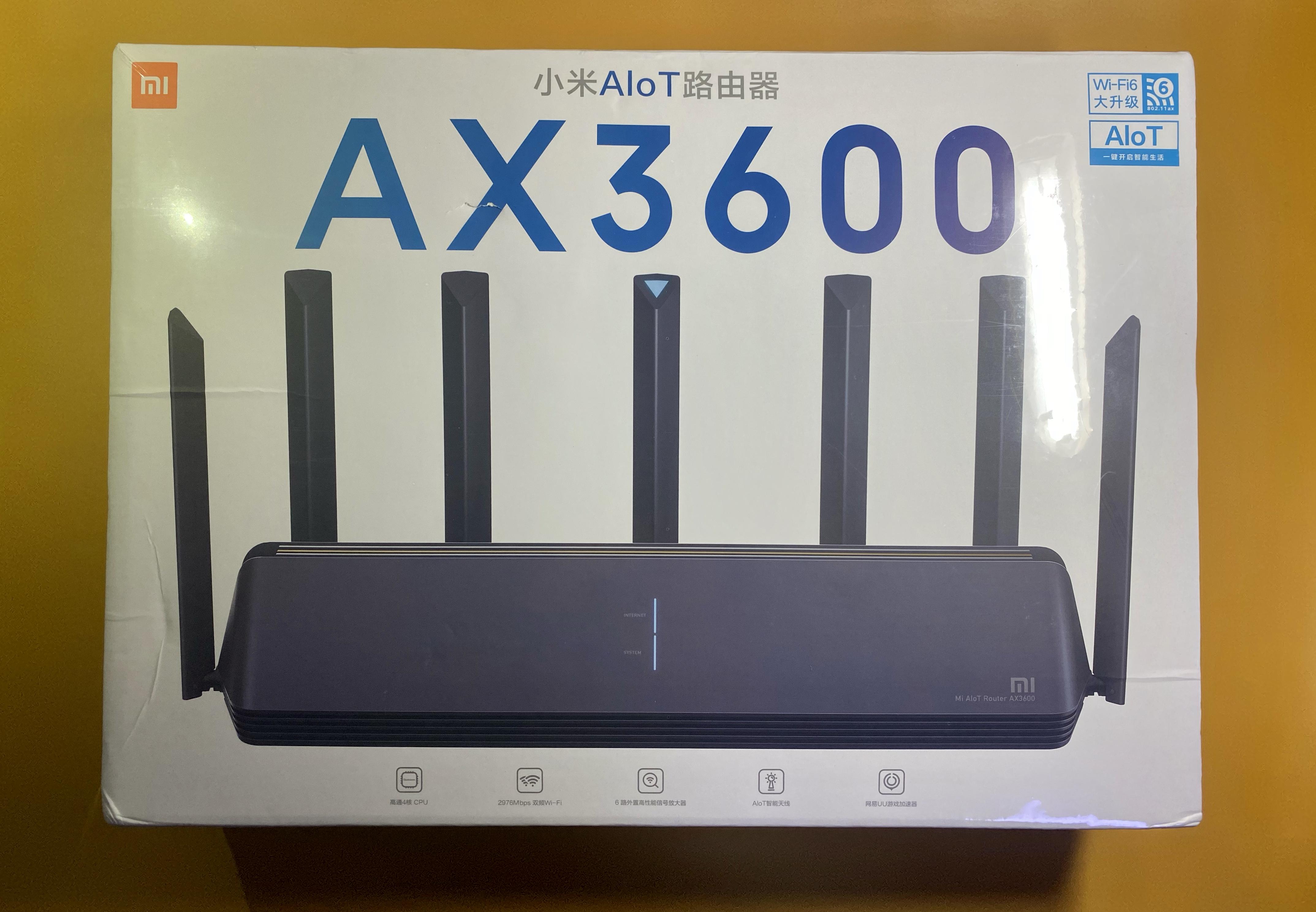 年轻人的第一台Wi-Fi6路由器—小米AIoT路由器AX3600