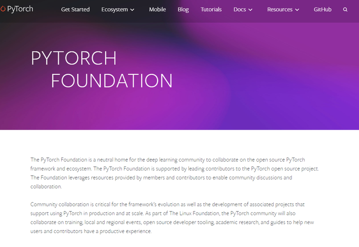 PyTorch 基金会正式成立 - 知乎