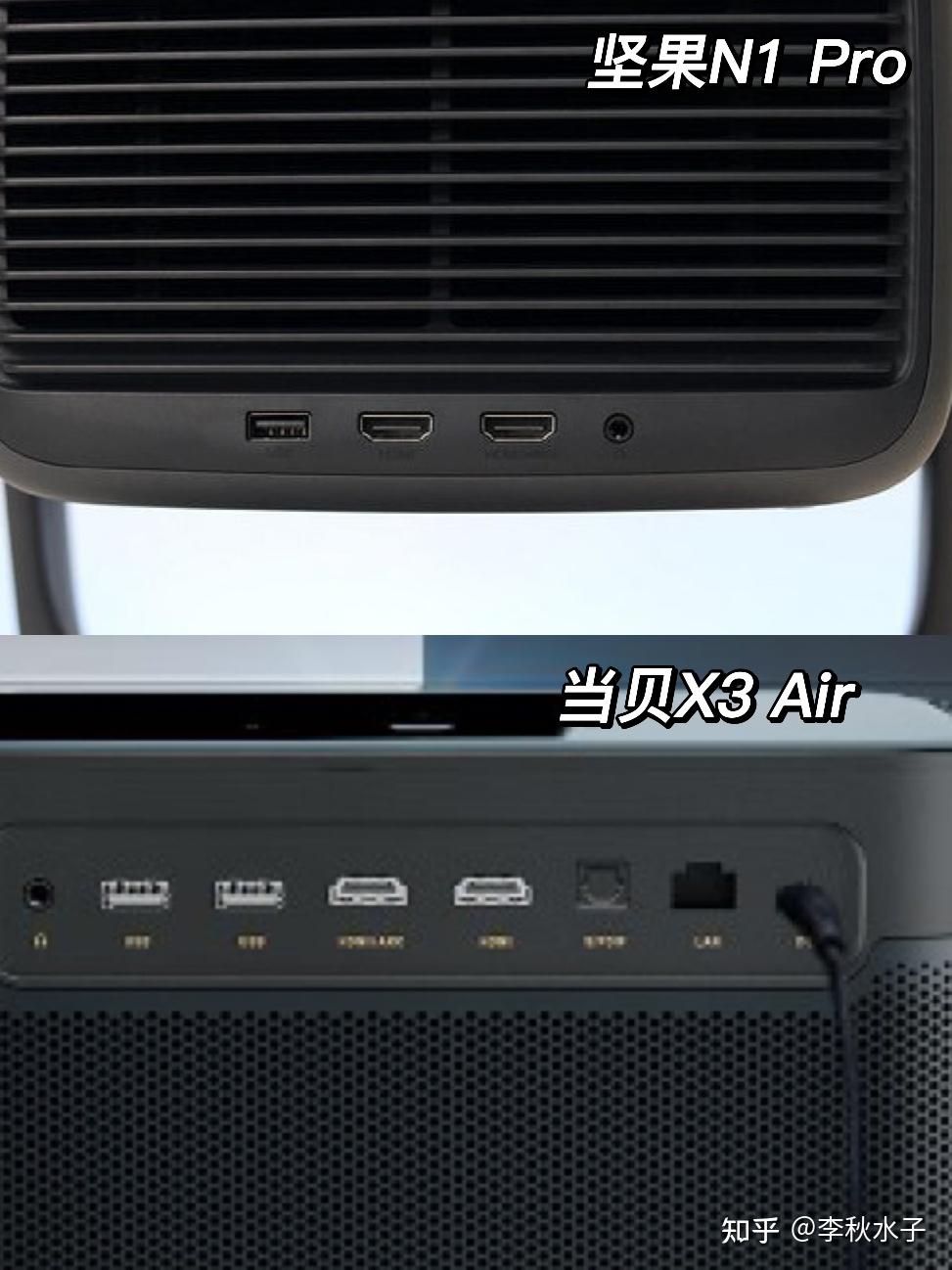 激光投影仪横评：当贝X3 Air VS坚果N1 Pro 谁更值得买？ - 知乎
