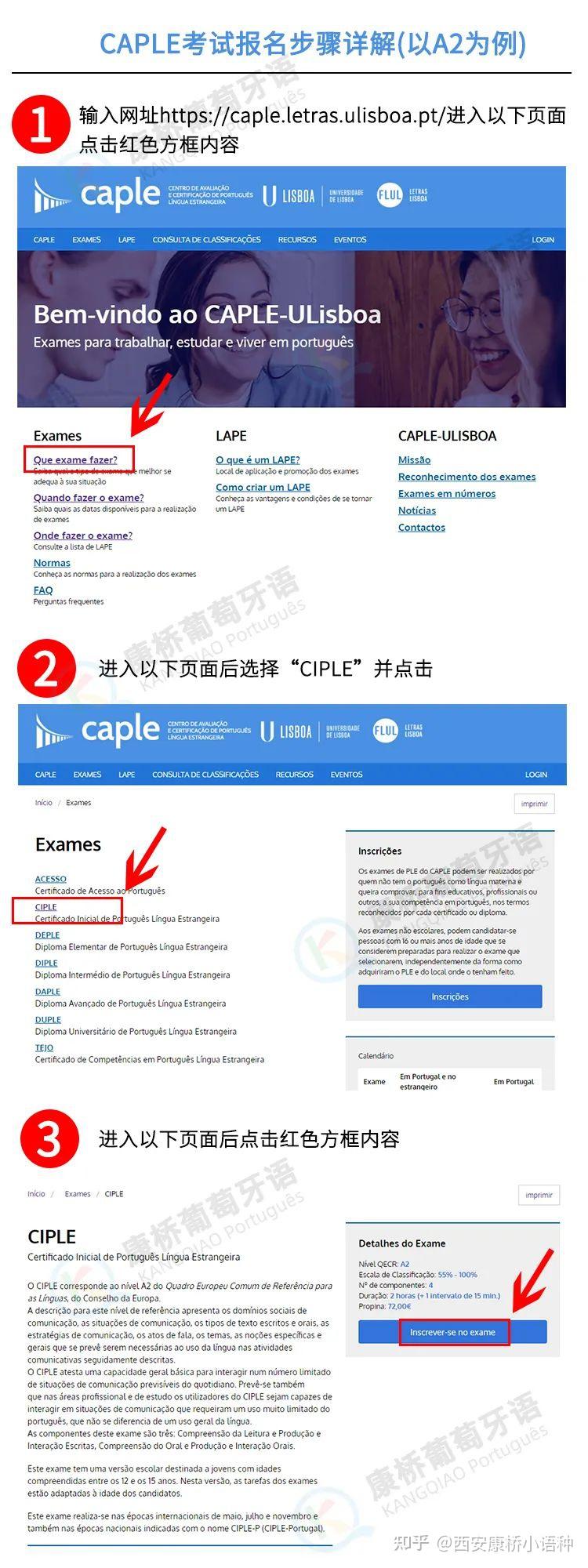 官宣！2025年葡萄牙语CAPLE考试时间公布+报名通道陆续开启！（附考试时间表/详细报名步骤） - 知乎