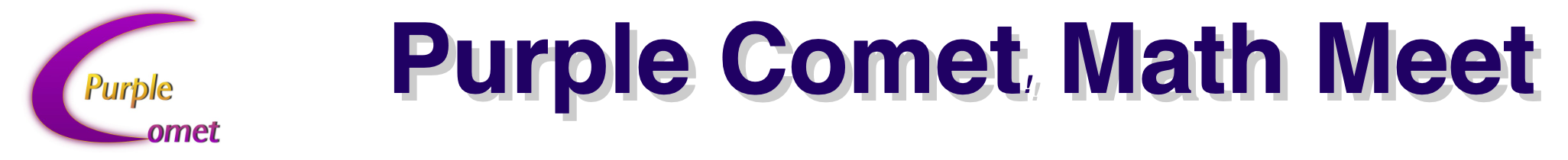 竞赛//Purple Comet！Math Meet 紫色彗星数学联赛 - 知乎