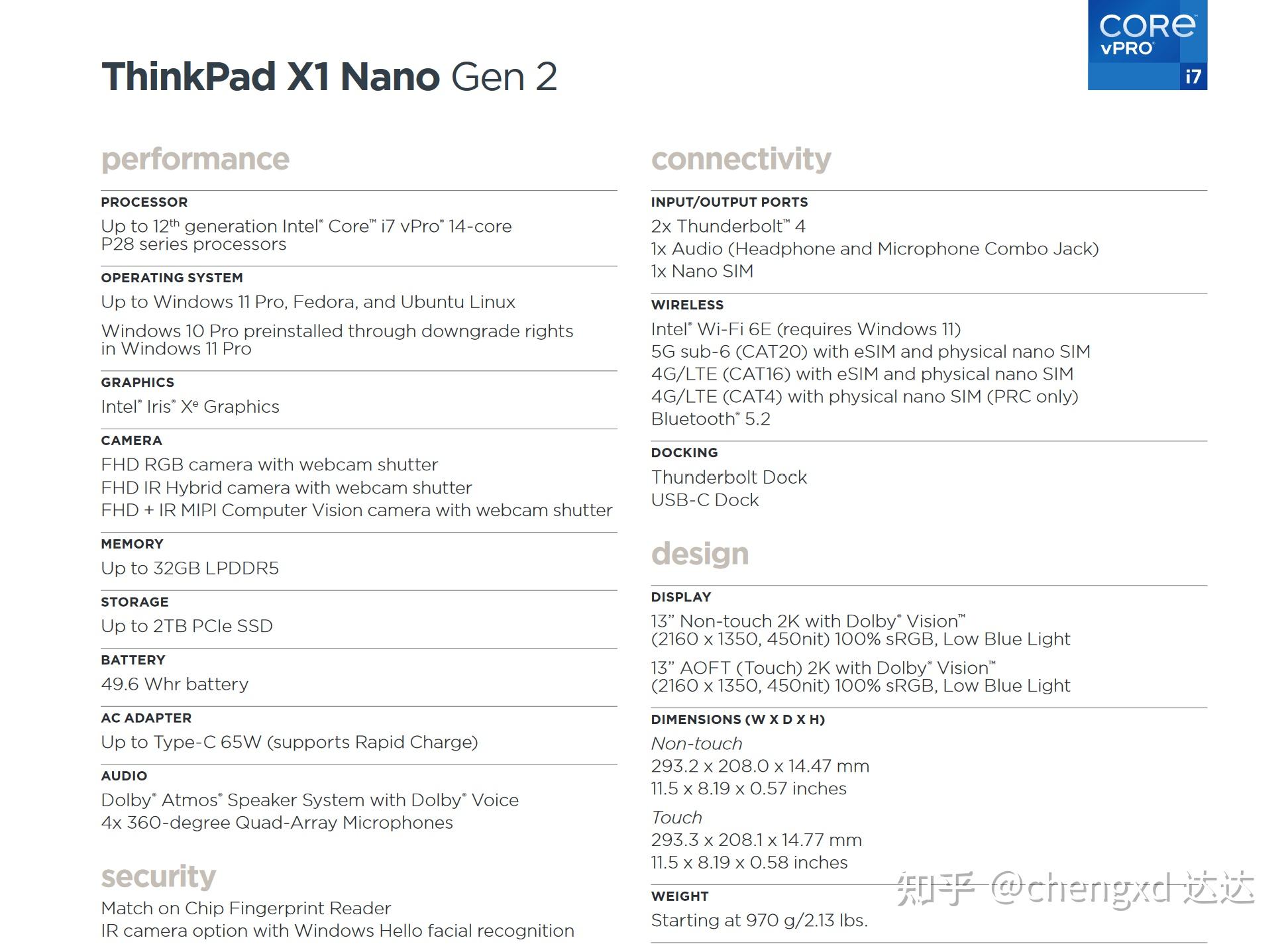 如何评价 ThinkPad X1 Nano G2 ，有哪些亮点和不足？ - 知乎