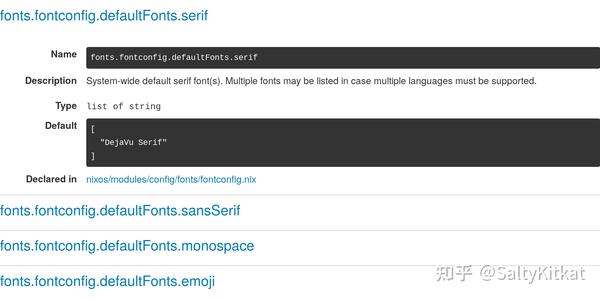 NixOS 中文字体配置 - 知乎