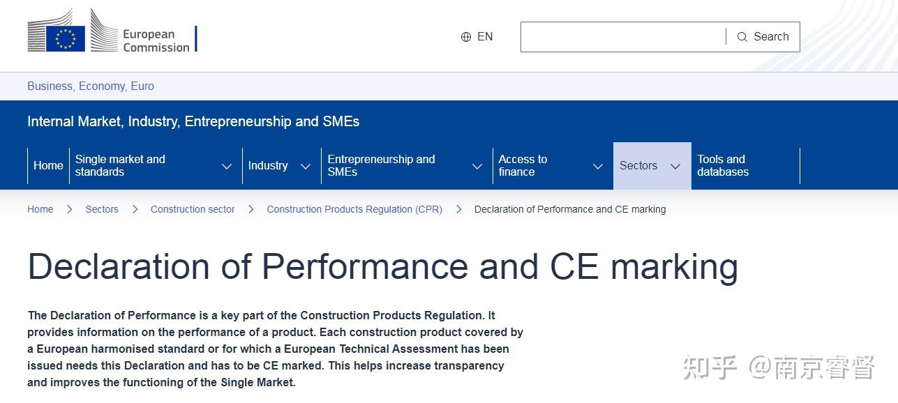 Declaration of Performance & CE marking/CE认证DoP符合性声明 - 知乎