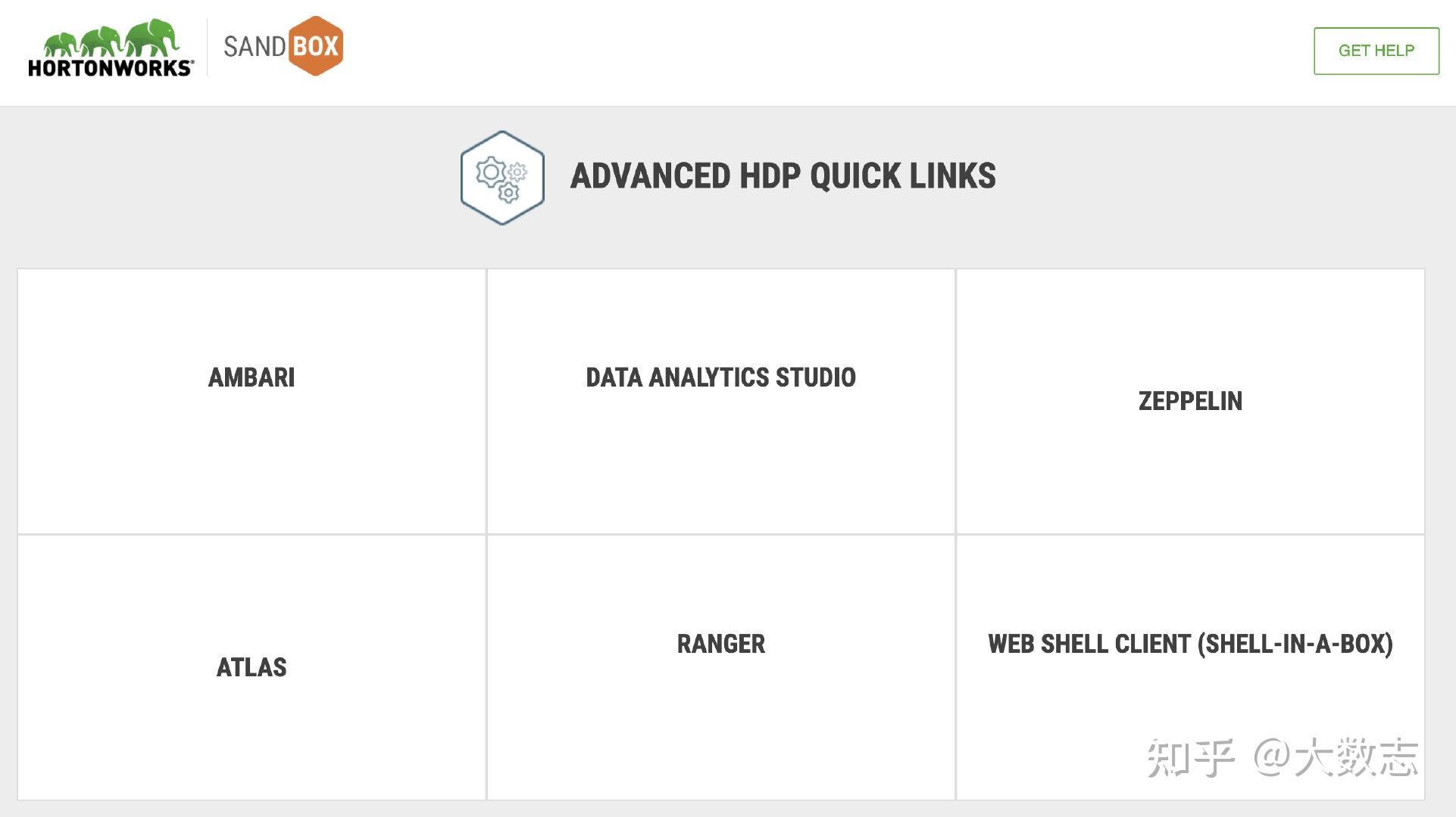 基于Docker的大数据开发环境 - HDP Sandbox - 知乎