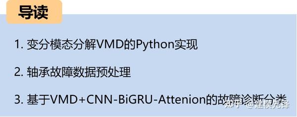 Python轴承故障诊断 (11)基于VMD+CNN-BiGRU-Attenion的故障分类 - 知乎