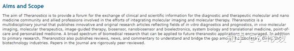 sci快发 | Theranostics：顶级期刊，国人发文量高达60%，快接收 - 知乎