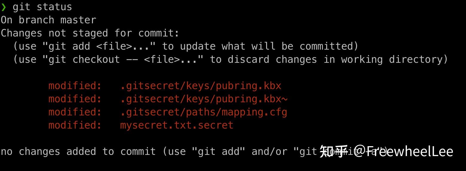 如何管理git项目中的密码等机密文件 -- Git-Secret - 知乎
