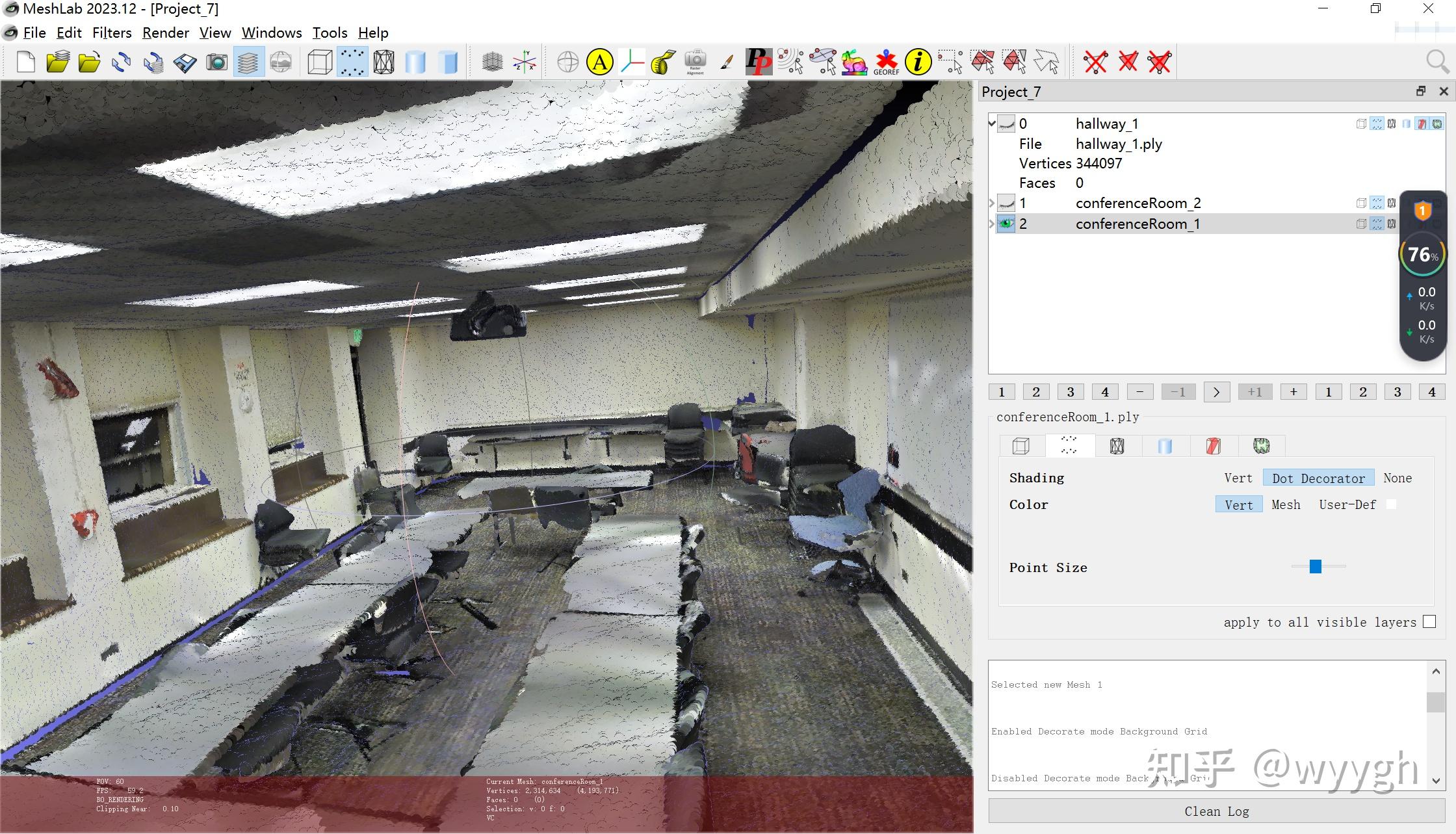meshlab如何显示带颜色的ply文件？ - 知乎