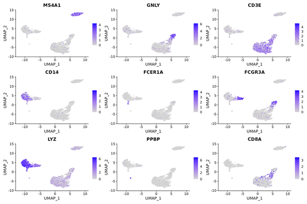 Seurat Tutorial 1：常见分析工作流程，基于 PBMC 3K 数据集 - 知乎