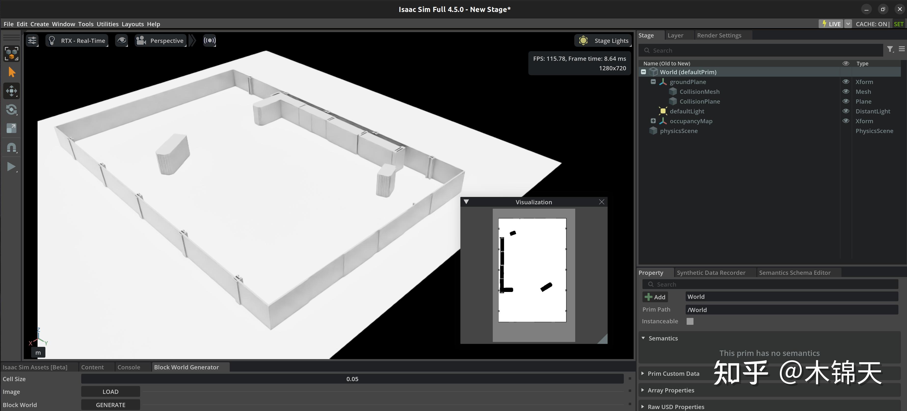 【Isaac Sim 4.5.0】ROS 2 Tutorials (Linux and Windows) - ROS 2 Navigation with Block World ...