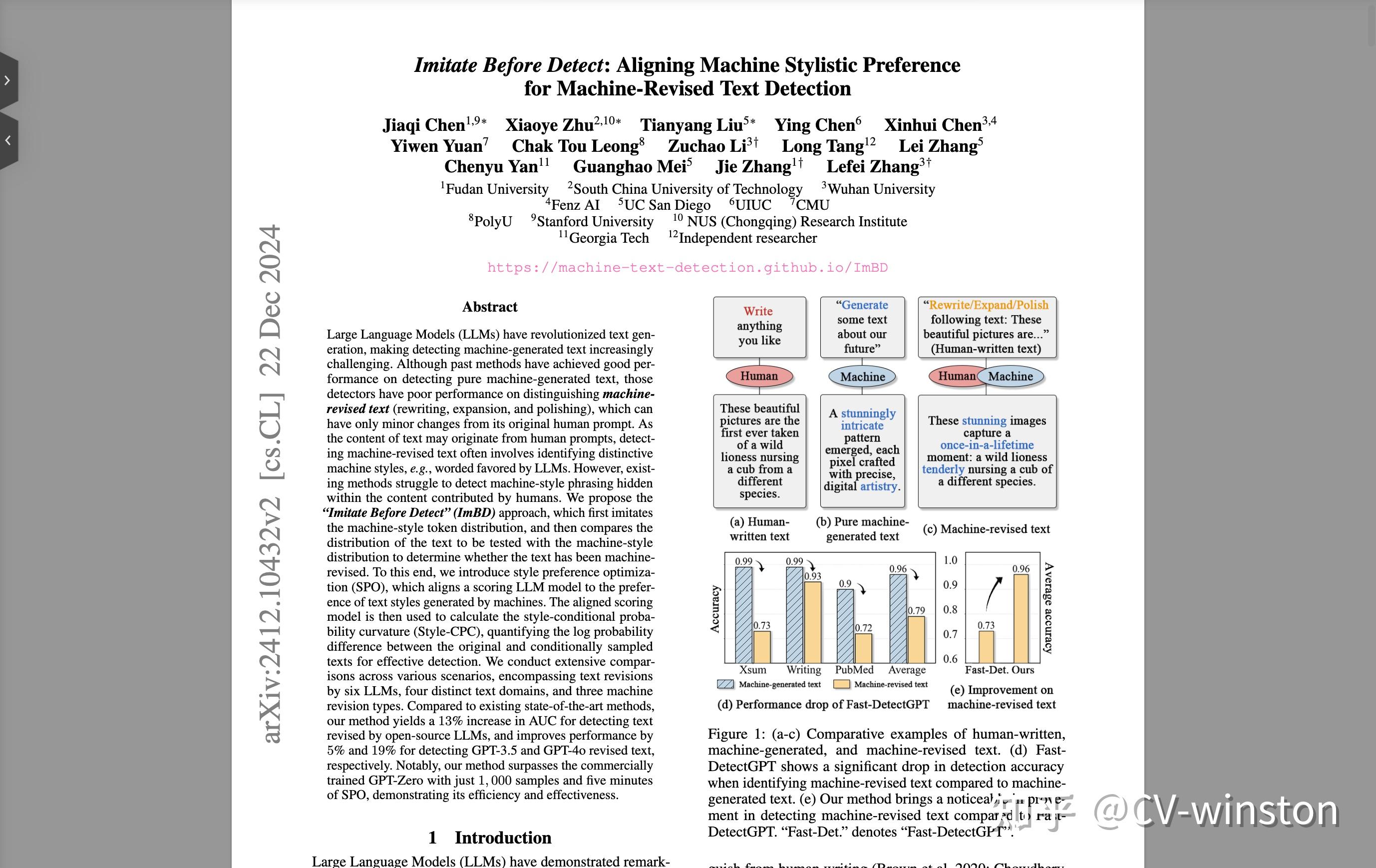 ImBD 复现 Imitate Before Detect: Aligning Machine Stylistic Preference ...