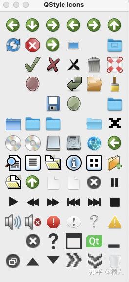 使用Qt内置的图标QStyle - 知乎