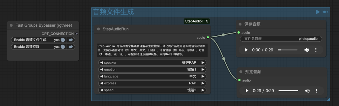 [ComfyUI]阶跃星辰Step-Audio：开源实时语音对话！语音克隆&多语言情感对话&哼唱&RAP - 知乎