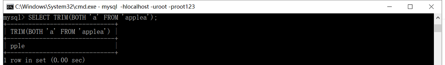 MySQL|trim() 函数用法 - 知乎