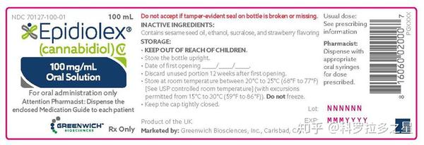 Epidiolex中文说明书-FDA认证的最详细CBD油类使用说明-3 - 知乎