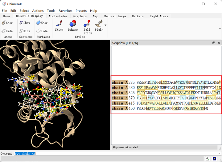手把手教你使用ChimeraX进行蛋白-配体相互作用的分析与绘图（中篇） - 知乎