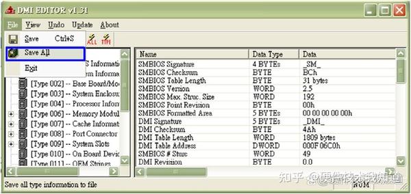 AMI DMIEDIT工具软件使用说明（for Windows GUI） - 知乎