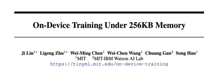 NeurIPS 2022｜仅用256KB就实现单片机上的神经网络训练 - 知乎