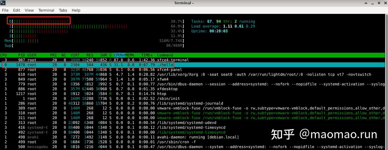 Linux环境的CPU亲和性配置 - 知乎