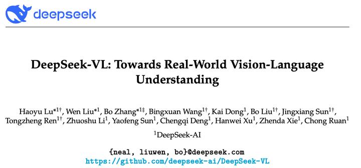 【多模态大模型】DeepSeek VL - 知乎