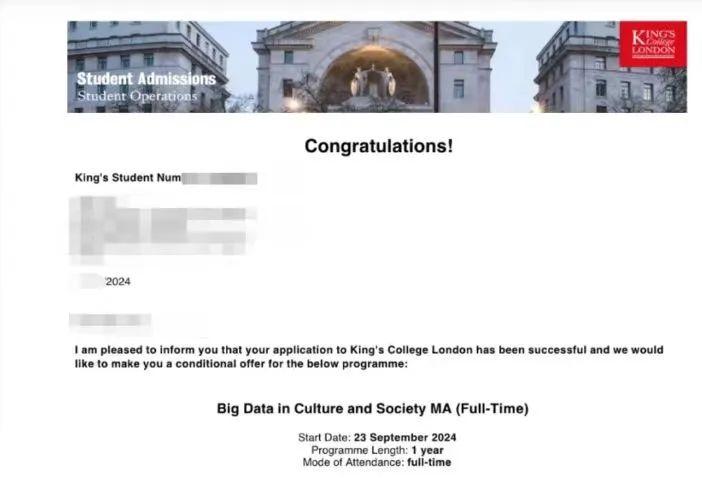 【offer喜报】211院校GPA3.5+，斩获KCL offer！ - 知乎