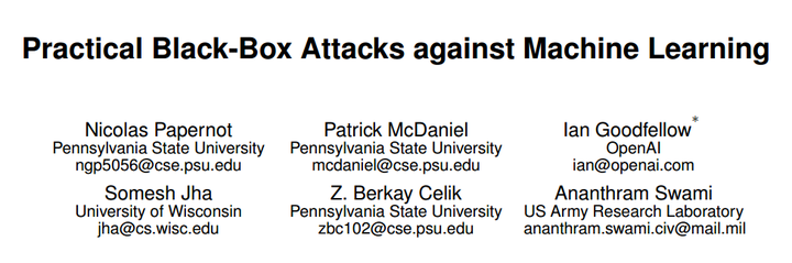 对抗样本论文学习(3)：Practical Black-Box Attacks against Machine Learning - 知乎