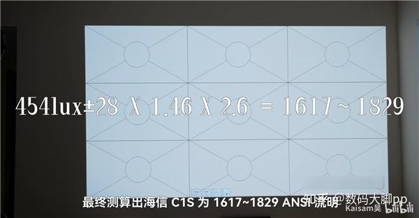 三色激光投影海信Vidda C1S和坚果 N1 Pro实机对比评测 - 知乎