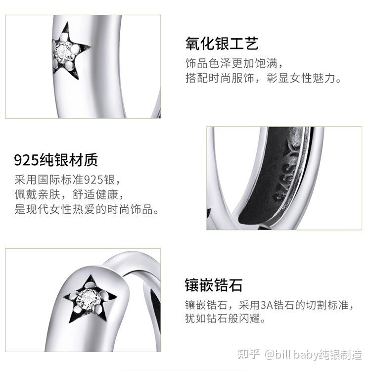 原创 简约精致🌟五角星星耳扣纯银s925 男女情侣款 - 知乎