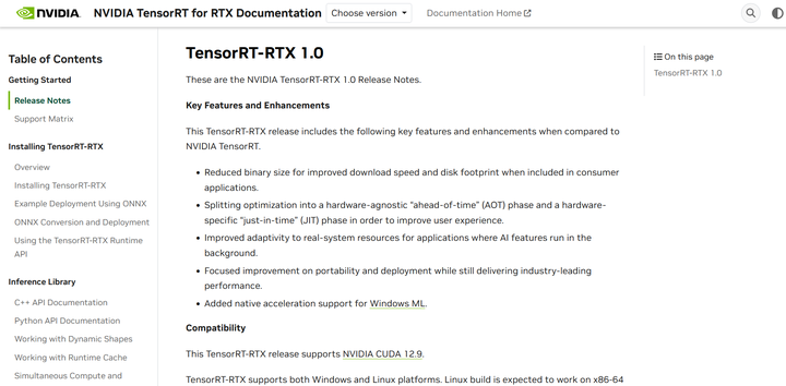 TensorRT for RTX彻底解决消费级显卡轻量级部署痛点 - 知乎