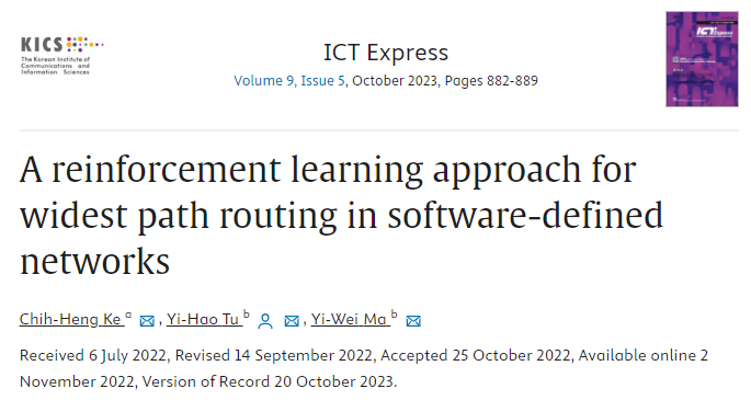 期刊面面聊 | ICT Express: 最新引用分10.4，影响因子5.4的信息和通信领域优质期刊 - 知乎