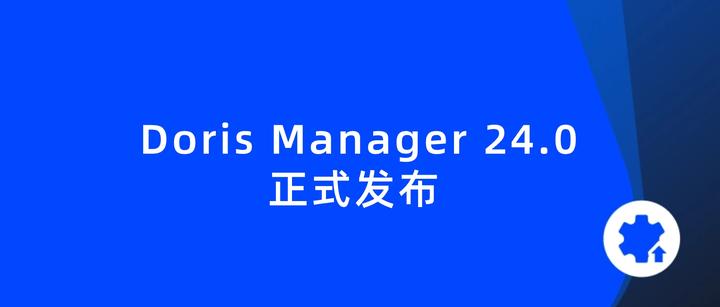 Doris Manager 24.0 版本正式发布！ - 知乎