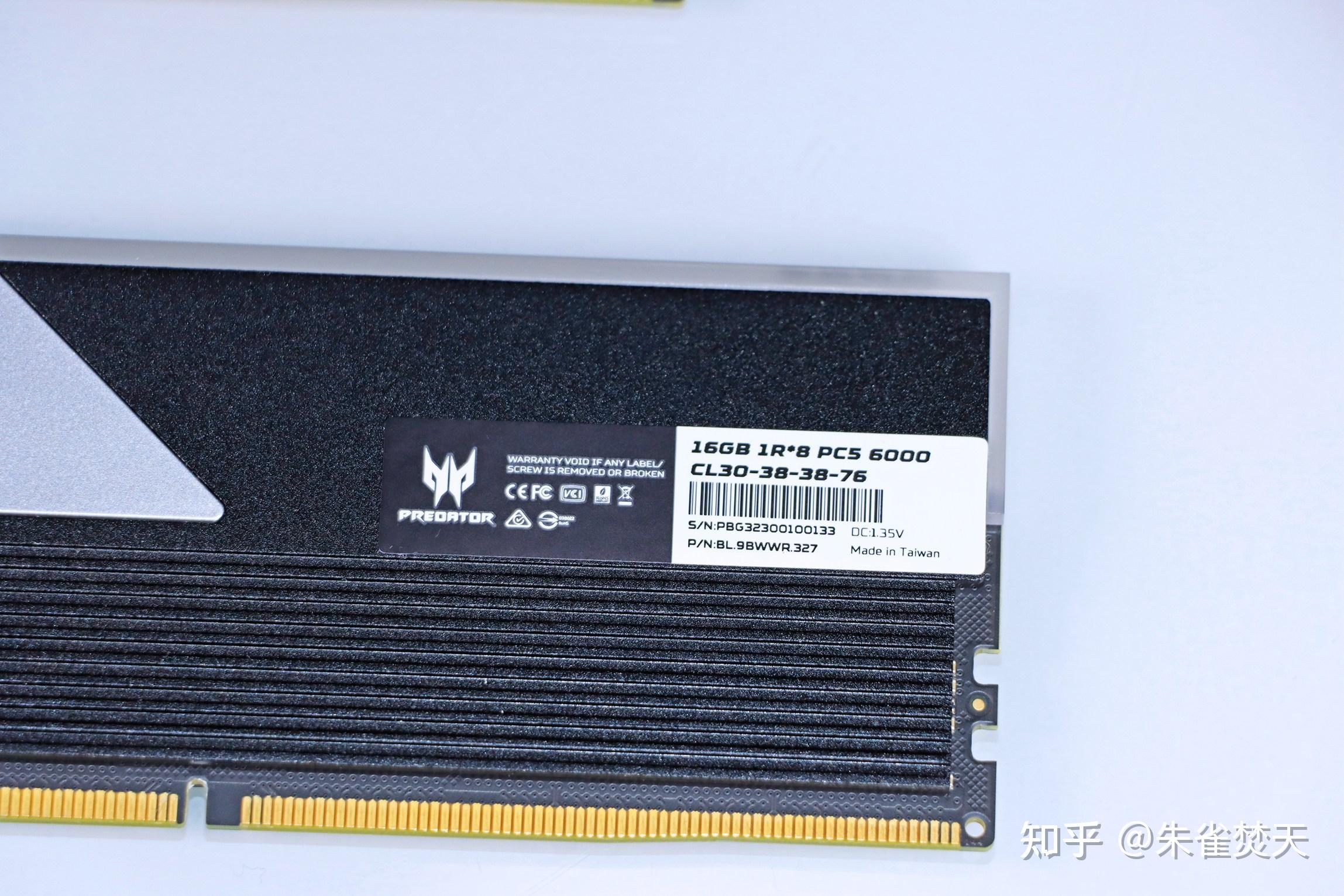 宏碁掠夺者 Vesta II 炫光星舰 DDR5 6000 C30 16G*2 - 知乎
