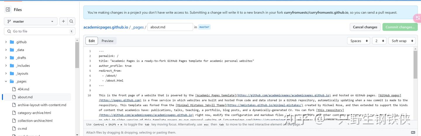 使用github.io制作你的个人学术主页 - 知乎
