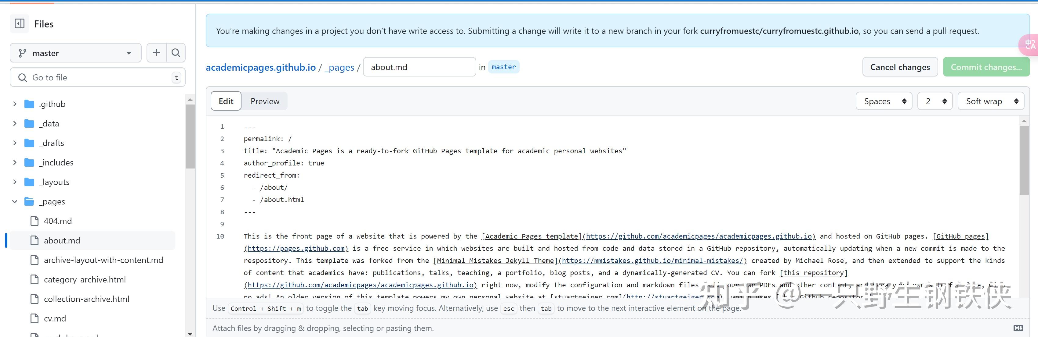 使用github.io制作你的个人学术主页 - 知乎