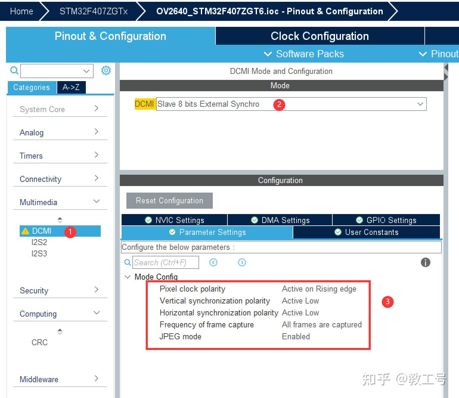 STM32CubeMX与OV2640实现JPEG拍照 - 知乎