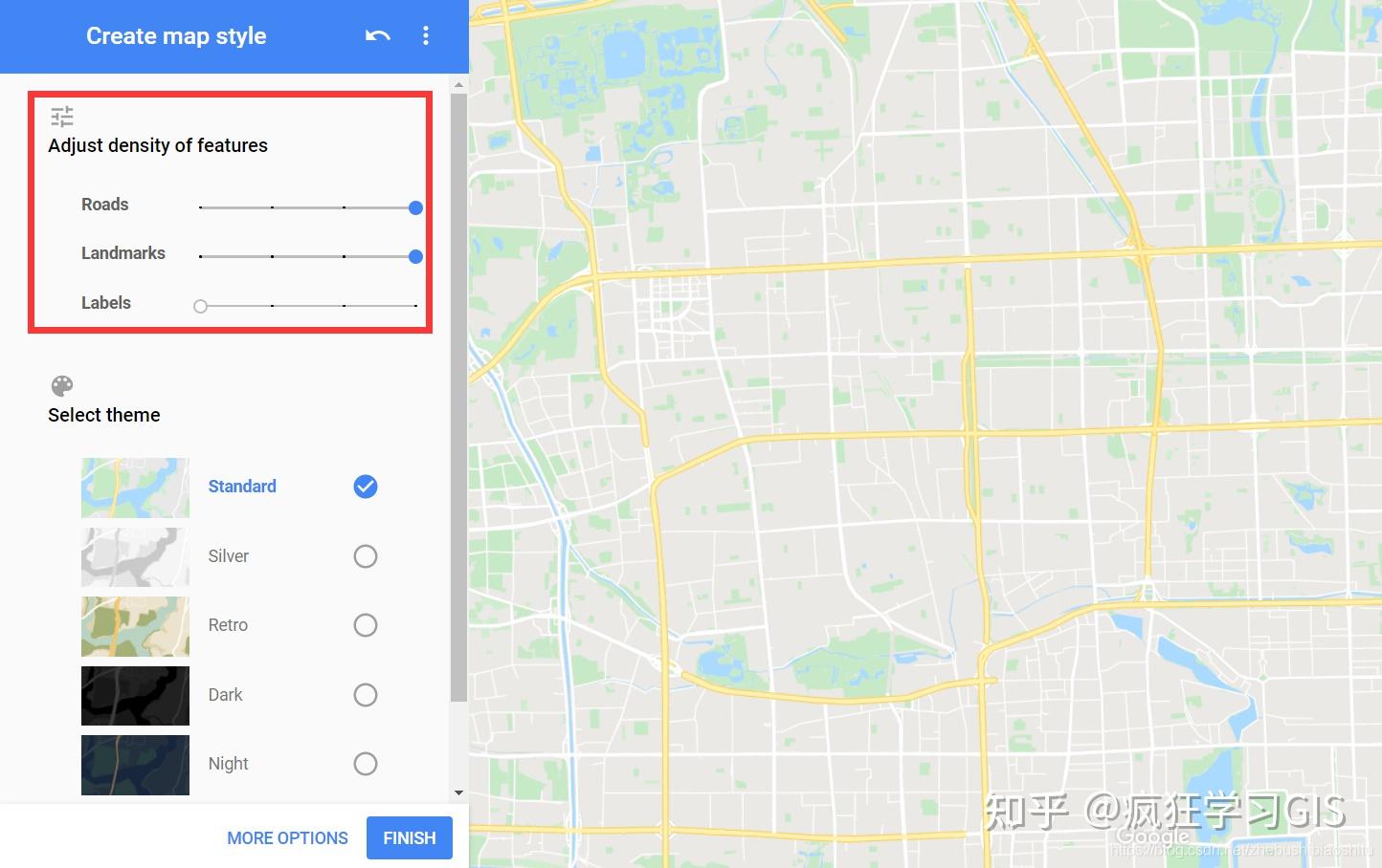 谷歌地球接口Google Maps APIs地图设计样式调整与JSON或URL导出 - 知乎